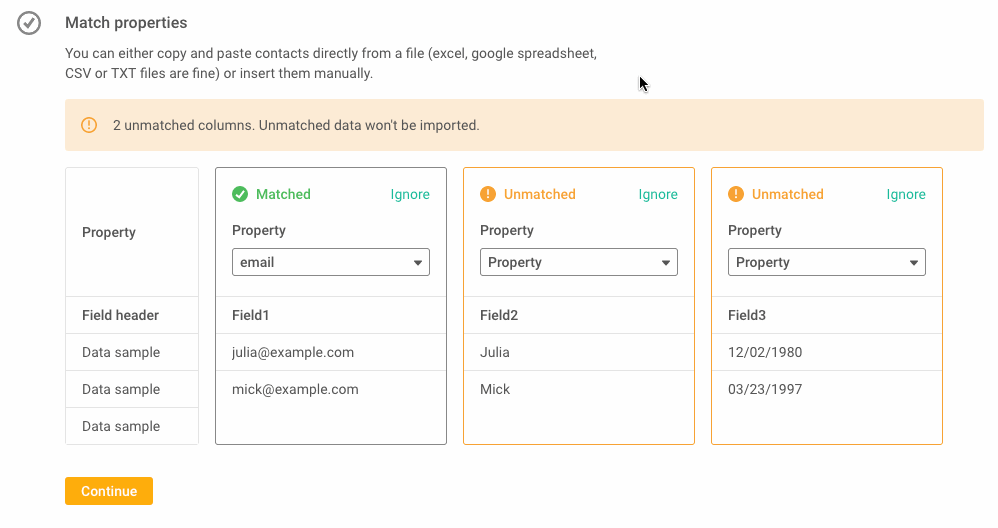 Managing your contact lists – Mailjet Help Center