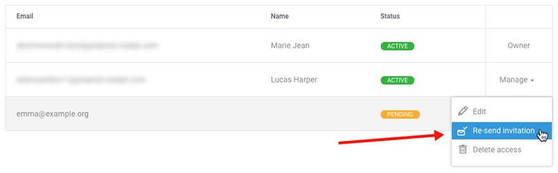 Account Sharing – Mailjet Help Center